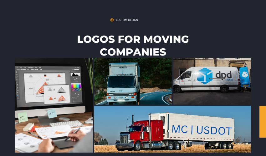 Custom Moving Company Logo Design For Logistics Businesses