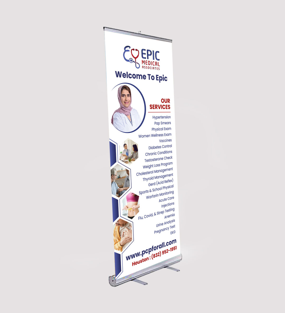 Custom Standing Banners Design In Texas | Logo In Hours LLC.