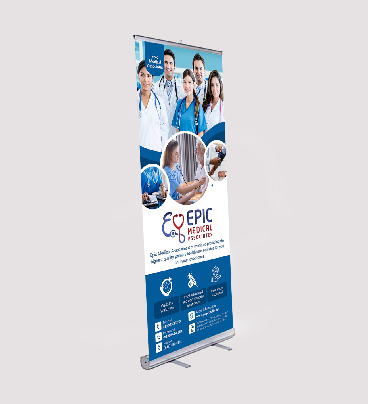 Custom Standing Banners Design In Texas | Logo In Hours LLC.